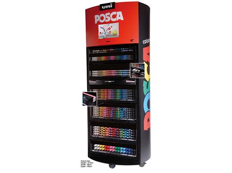 Uni Posca Display 1930stk Inkl 1930 Tusjer Global Hobby Og Kunst