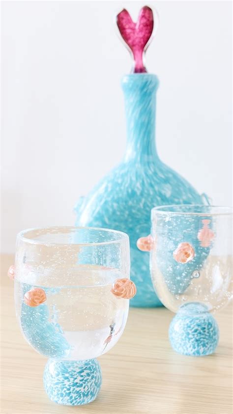 Laetitia Rouget Set Of Four Dotty Blue Glasses Shopbop