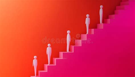 People Person Human Ladder Staircase Leadership Hr Human Resource Success Business Symbol Growth