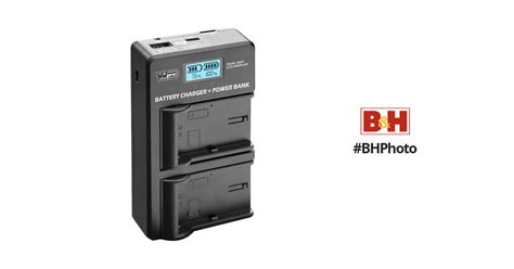 Vidpro VDL 76 Dual Bay LCD Charger With Power Bank VDL 76 B H