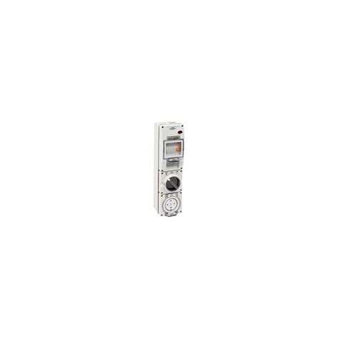 Switched Socket Outlet Rcd 20a 250v Hinged Lid Ip66 By Nhp