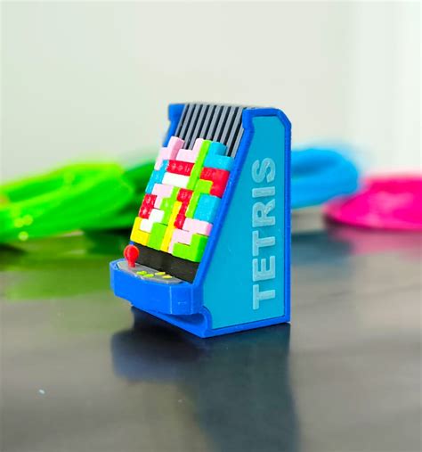 Stl File Mini Arcade Machine Classic Tetris Game 🕹️ ・3d Print Design