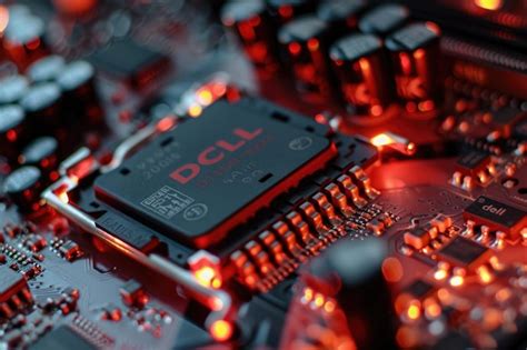 Dell Computer CPU Motherboard Detailed Hands CloseUp Premium AI Generated Image