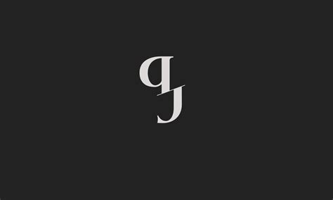 Alphabet Letters Initials Monogram Logo Qj Jq Q And J 10418345 Vector