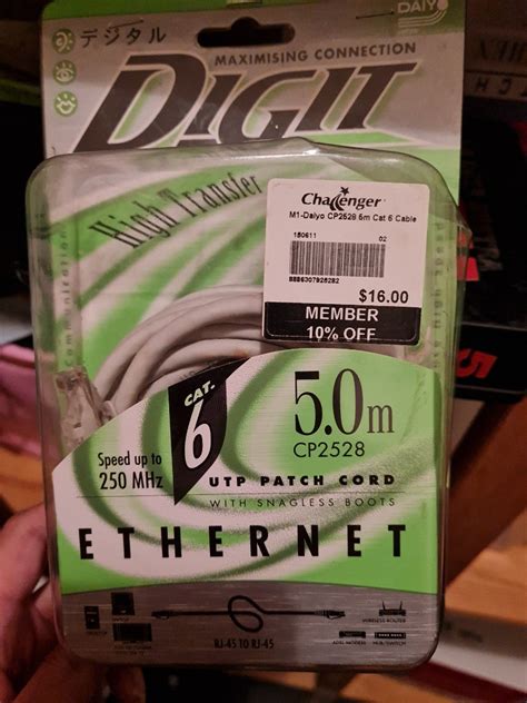 Ethernet Cord Computers And Tech Parts And Accessories Cables And Adaptors