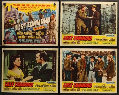 Last Command 8 Lcs 1955 Sterling Hayden And Ernest Borgnine At The Alamo