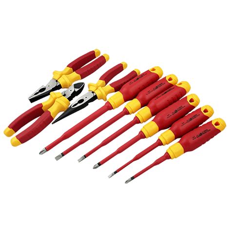 9 PC Electrician Insulation VDE Screwdriver And Pliers Set MACFIX