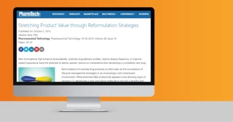 Formulation Development Of User Friendly Dosage Forms