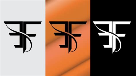 La Lettre Initiale Ef Le Logo Le Design Créatif Le Symbole Moderne