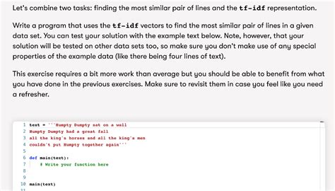 Let S Combine Two Tasks Finding The Most Similar Chegg