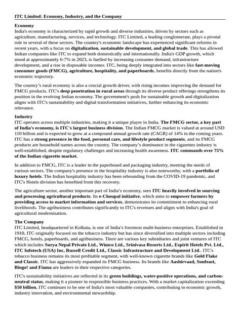 Itc Report Pdf Audit Inventory