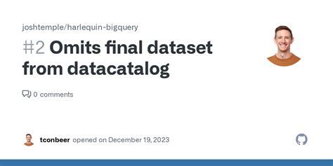 Omits Final Dataset From Datacatalog · Issue 2 · Joshtempleharlequin