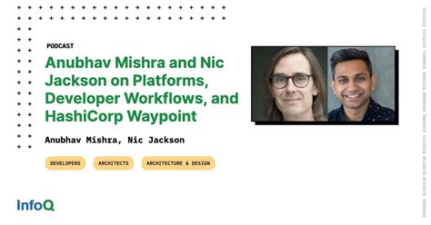 Anubhav Mishra And Nic Jackson On Platforms Developer Workflows And Hashicorp Waypoint Infoq