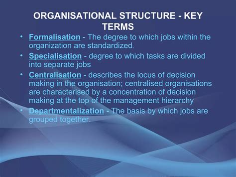 Bureaucracy Centralization And Decentralization Ppt