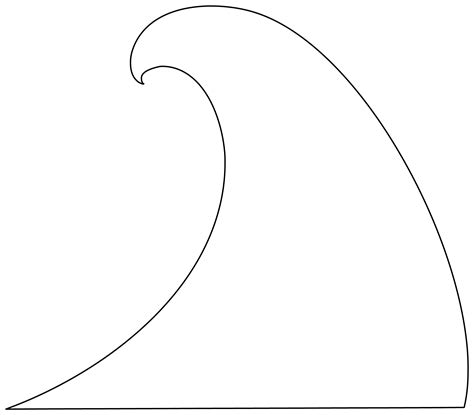 Shape Of Wave Free Printable Papercraft Templates