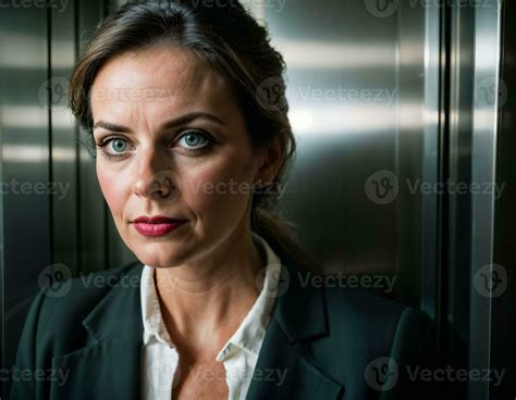 Ai Generated Photo Of Middle Aged Woman As A Office Working Woman