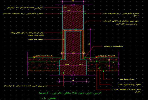نقشه های اشتراک حجمی دانلود دتایل اتوکد کرسی چینی دیوار بیرونی