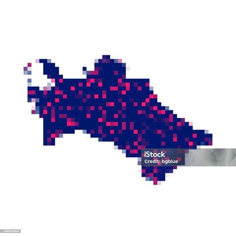 白い背景にピクセル単位のトルクメニスタンの地図 ます目のベクターアート素材や画像を多数ご用意 ます目 アシガバート アジア大陸