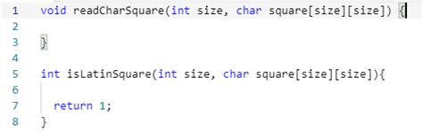 Solved A Latin Square Is A Square 2D Array Of Size Nxn With Chegg
