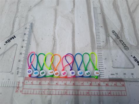 Row Counter Chain Row Counter For Knitting Numbered Row Etsy