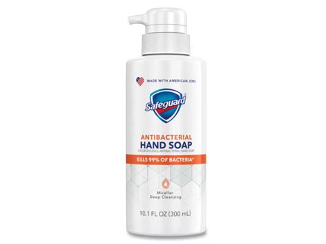 Safeguard Antibacterial Hand Soap 101 Fl Oz300 Ml Ingredients And