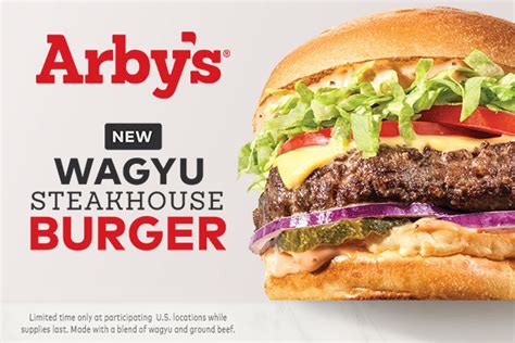 Arbys Wagyu Steakhouse Burger Review The Legend