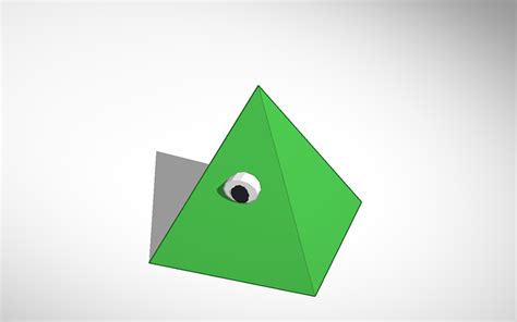 3d Design Illuminati Triangle Tinkercad
