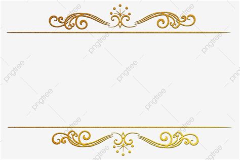 Borde Dorado Png Dibujos Borde Dorado Png Dibujos Cenefa Dorada