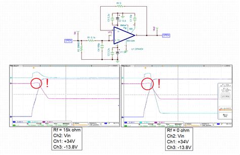 Opa454 Feedback Resistor Value Unity Gain Buffer Amplifiers Forum Amplifiers Ti E2e