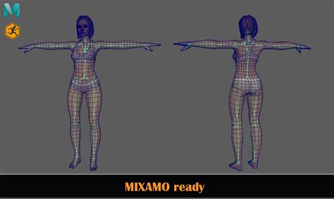 Artstation Female Basemesh Source Bundle Resources