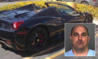 Earnie Hooks Arrested For Stealing Same Ferrari Twice Daily Mail Online