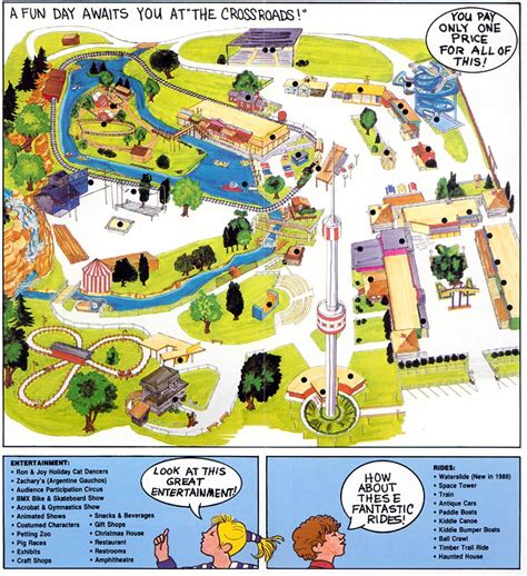 Theme Park Brochures Dells Crossroads Fun Park Theme Park Brochures