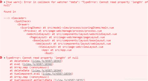 使用iview的cascader 级联选择报错：error In Callback For Watcher Data