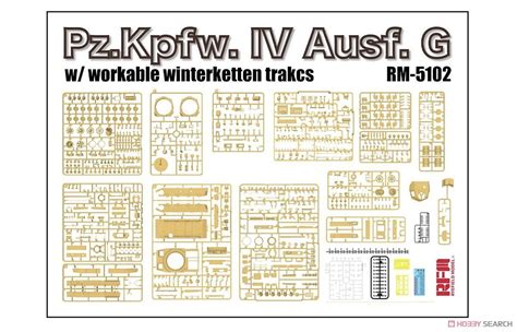 Збірна модель 1/35 Pz.Kpfw.IV Ausf.G з Winterketten, RFM RM-5102 ...