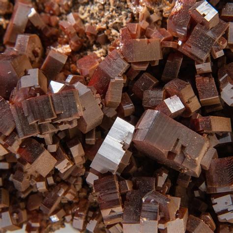 Vanadinite Crystal Cluster On Matrix From Morocco For Sale At 1stdibs
