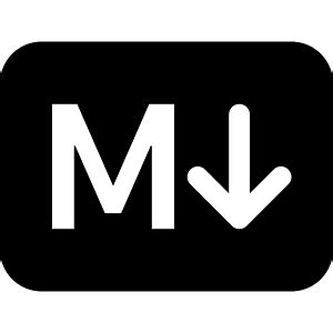 Markdown Icon Free Download Transparent PNG Creazilla