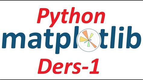 Python Matplotlib Modülü Tanıtımı Ders 1 Örneklerle Sade Anlatım