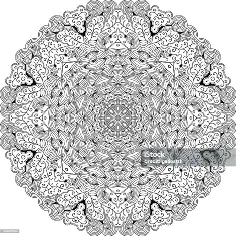 트레이서리 장식 민족별 멘디 곡선형 낙서 디자인식 벡터 그리기에 대한 스톡 벡터 아트 및 기타 이미지 그리기 낙서 드로잉 동아시아 Istock