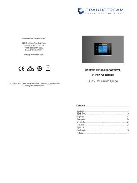 Ucm6301 Ucm6302 Ucm6300a Ucm6302a Qig Download Free Pdf World Wide