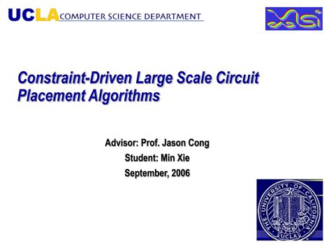Ppt Constraint Driven Large Scale Circuit Placement Algorithms Powerpoint Presentation Id