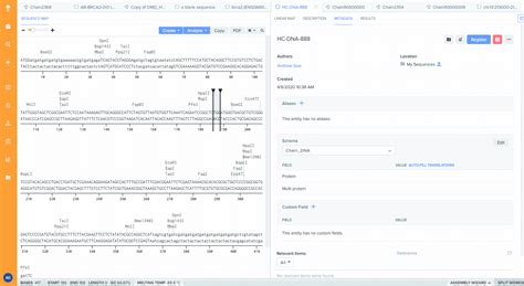 Auto Fill Translation Links Between Amino Acids And Dna Sequences Benchling