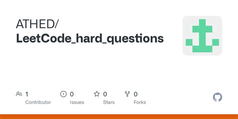 GitHub ATHED LeetCode Hard Questions