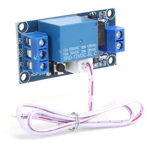ETO Module de relais Module Relais Bistable Bouton Marche Arrêt Autobloquant Composant de