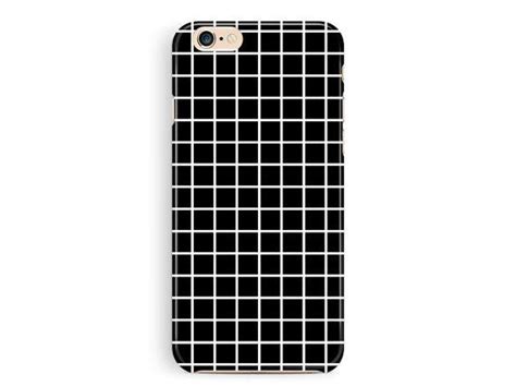 Black And White Grid Iphone Case