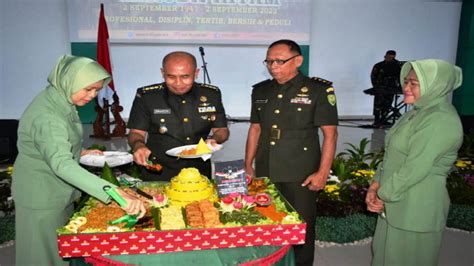 Hut Ke 75 Korem 043gatam Gelar Acara Syukuran Dan Wisuda Purnawira