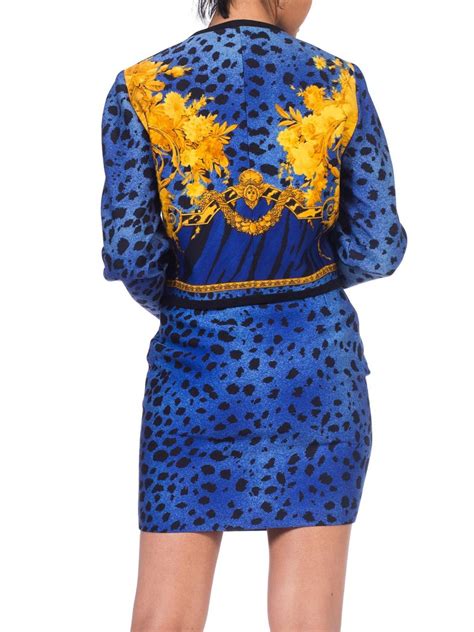 1990s Gianni Versace Baroque Leopard Print Suit For Sale At 1stdibs