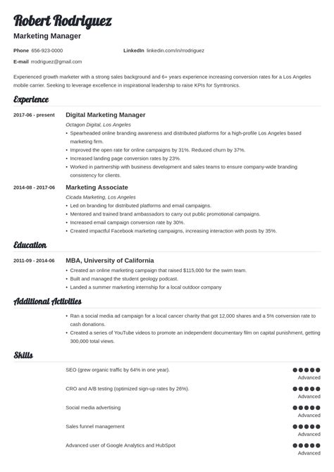 Online Cv Maker Build Your Professional Cv Fast