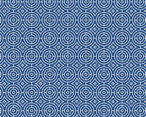 Premium Vector Geometric Circular Pattern In Blue Color