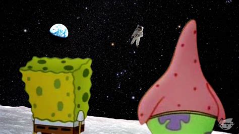 Spongebob Kicks His Time Machine Into Outer Space Youtube
