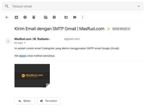 Tutorial Kirim Email CodeIgniter Menggunakan SMTP Gmail